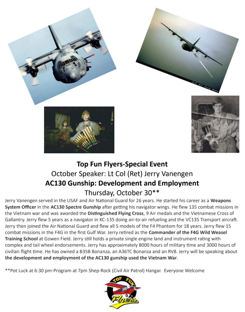 Top Fun Flyers Presentation by Jerry Vanengen - Idaho Aviation Association
